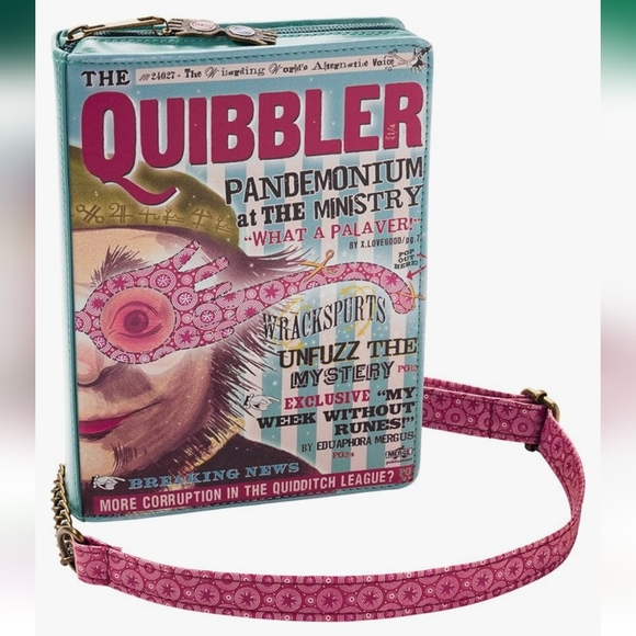Warner Bros. | Bags | Nwt Harry Potter Luna Lovegood Quibbler Crossbody Purse | Poshmark